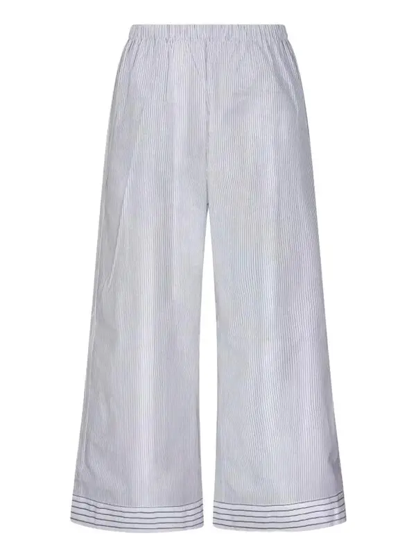BY MALENE BIRGER Mirabello Striped Trousers - White