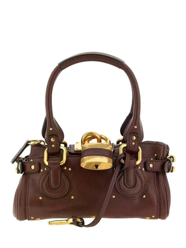 Chloé Paddington Leather Shoulder Bag - Brown