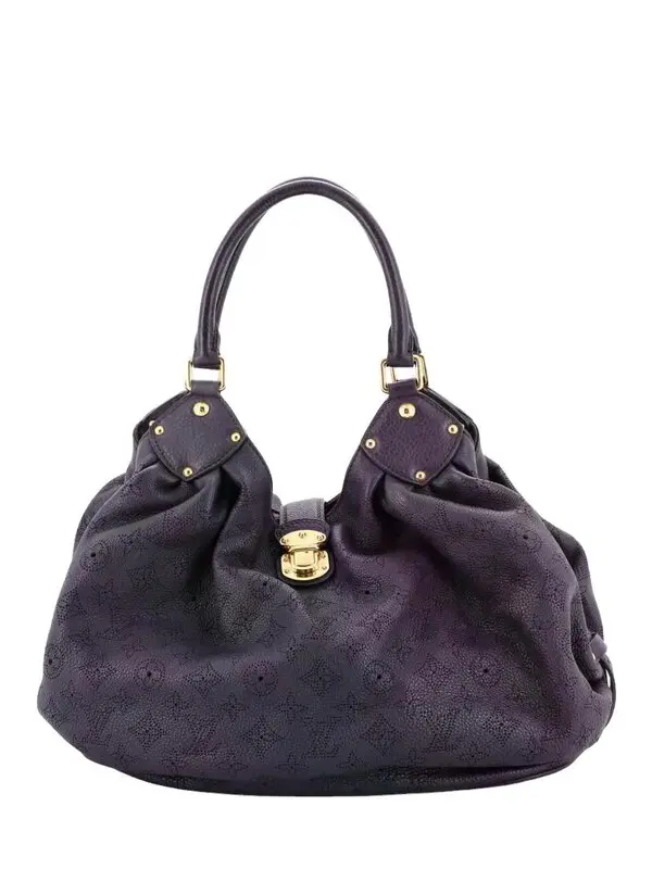 LOUIS VUITTON Mahina Leather Hobo Bag - Purple