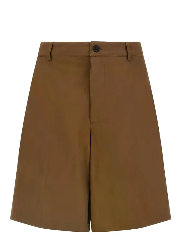 DEPARTMENT 5 Buttoned Bermuda Shorts - Brown