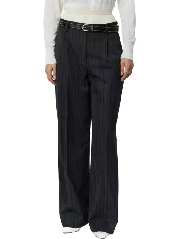 MFPEN Striped Trousers - Grey