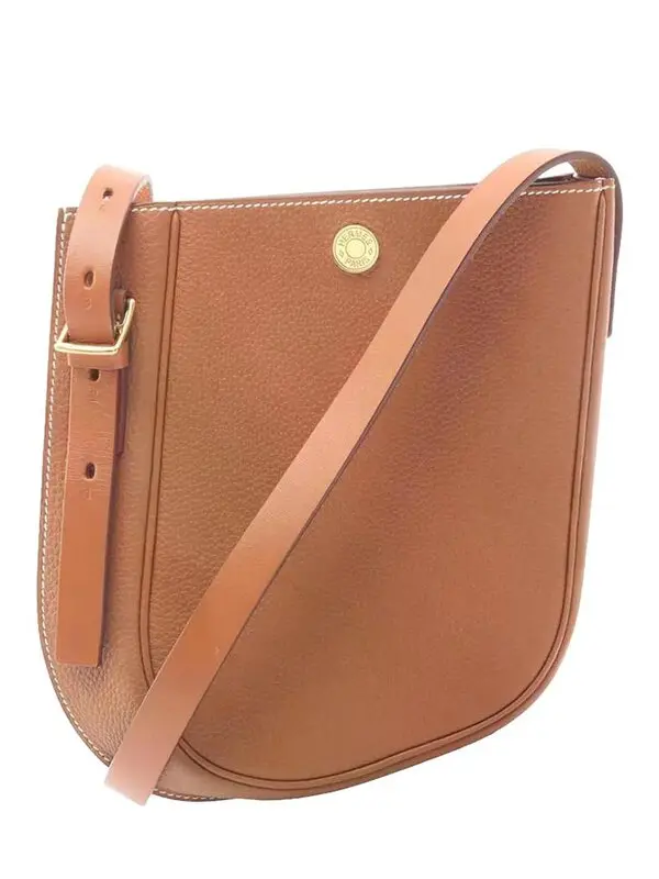 Hermès 2021 Togo Cavaliere 21 Crossbody Bag - Brown