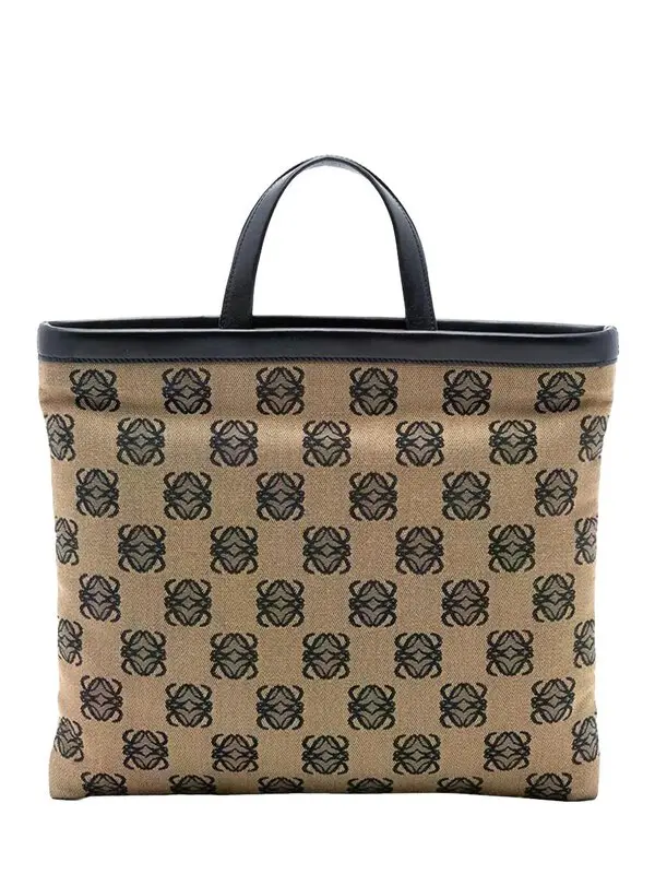 Loewe Anagram Canvas Tote Bag - Brown
