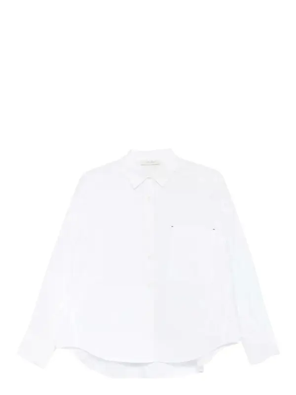 JCSOPHIE Latina Pocket Collared Shirt - White