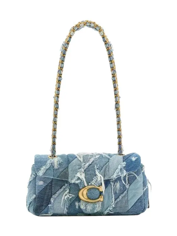 COACH Tabby Patchwork-design Shoulder Bag - Blue