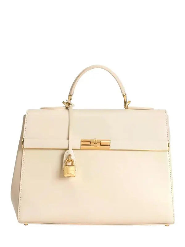 Dolce & Gabbana Marlene Handbag In Palmellato Calfskin - Neutrals
