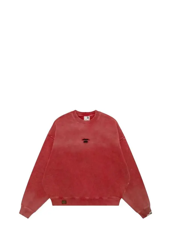AAPE BY *A BATHING APE Crew-neck Sweatshirt - Red