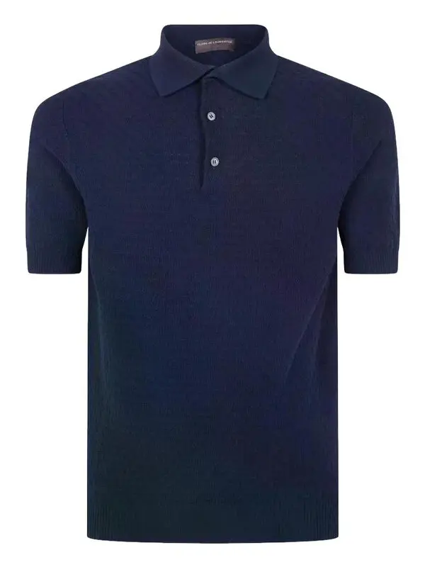 FILIPPO DE LAURENTIIS Short-sleeve Polo Shirt - Blue