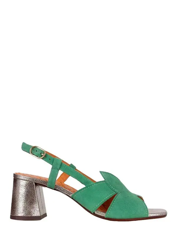 Chie Mihara Rutter Cut-out Sandals - Green