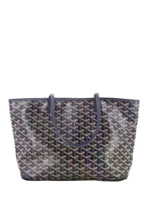 Goyard Artois Coated Canvas Pm Tote Bag - Blue