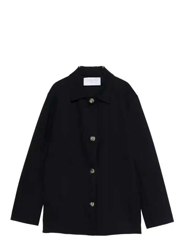 Harris Wharf London Buttoned Jacket - Blue