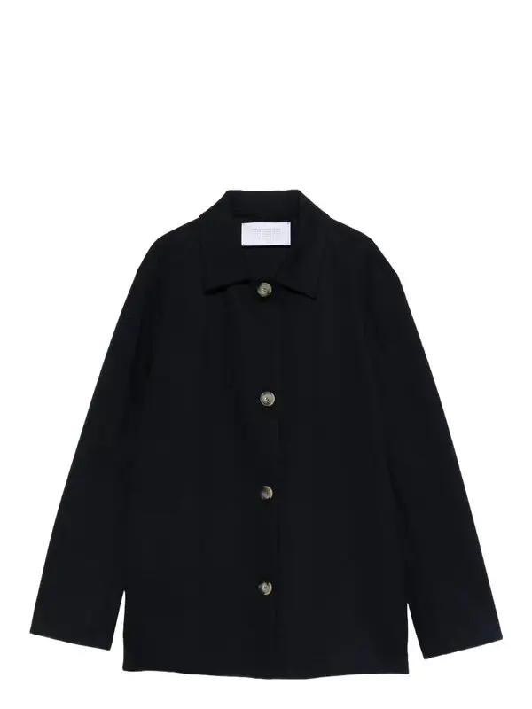 Harris Wharf London Buttoned Jacket - Blue