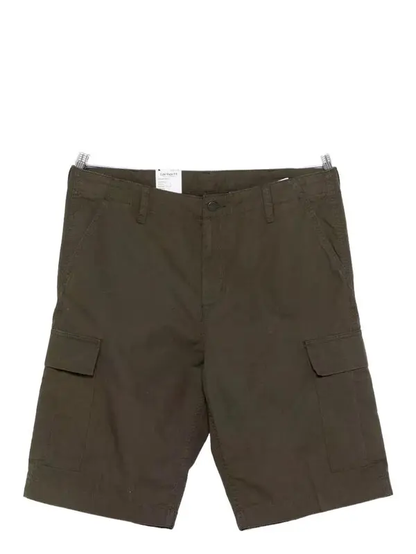 Carhartt Work In Progress Belt-loops Cargo Shorts - Green
