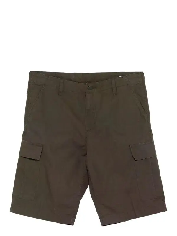 Carhartt Work In Progress Belt-loops Cargo Shorts - Green