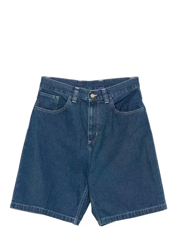 Carhartt Work In Progress Logo Shorts - Blue