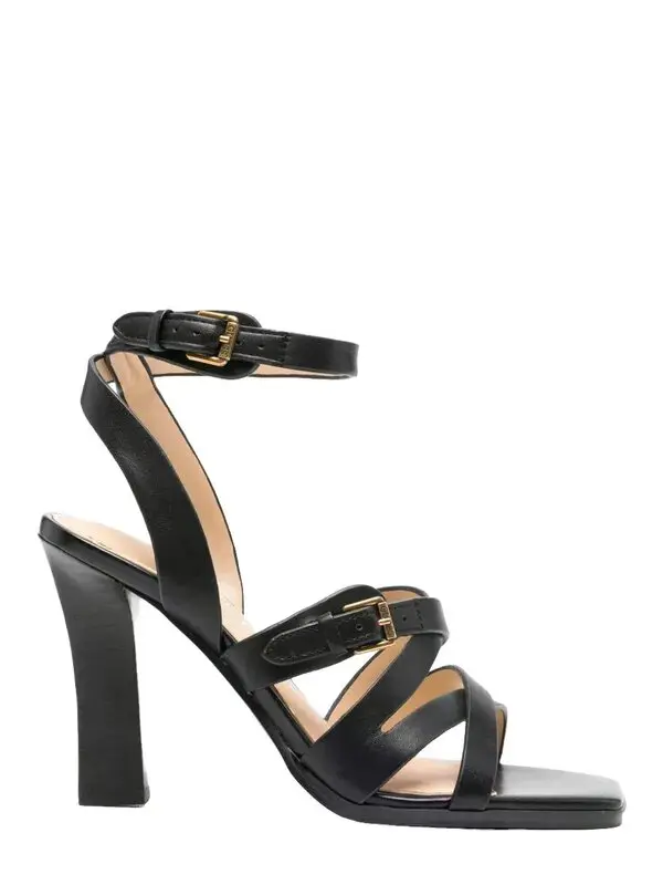 Guess Strappy Buckle Sandals - Black