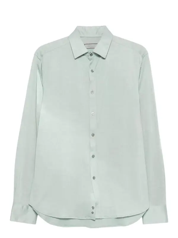 Canali Button-up Shirt - Green