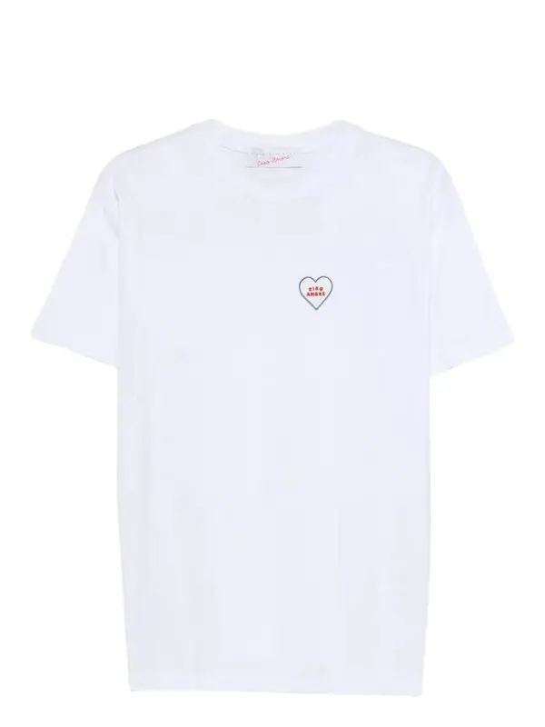 Giada Benincasa Heart-motif T-shirt - White