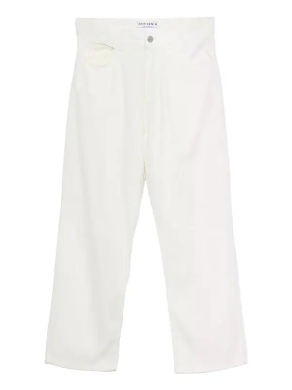 ICON DENIM LA Jill Cropped Jeans - White