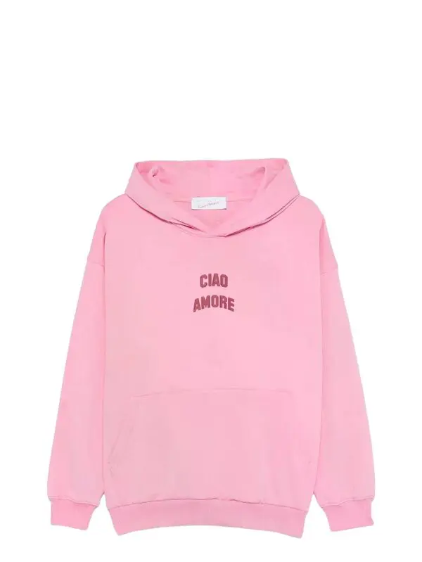 Giada Benincasa Cotton Hoodie - Pink