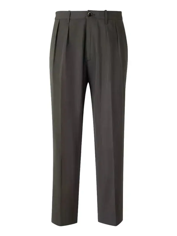 NINE:INTHE:MORNING Pleated Trousers - Green
