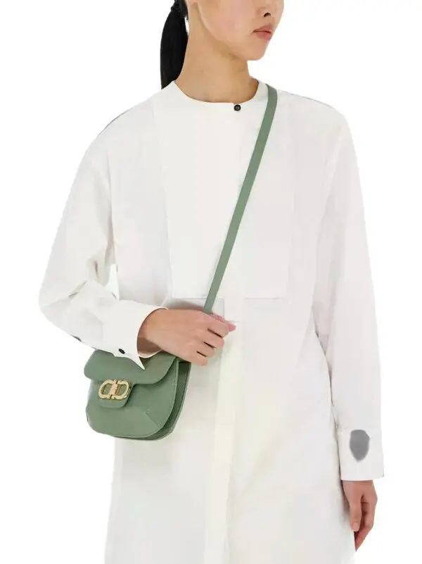 FERRAGAMO Double Gancini Mini Bag - Green