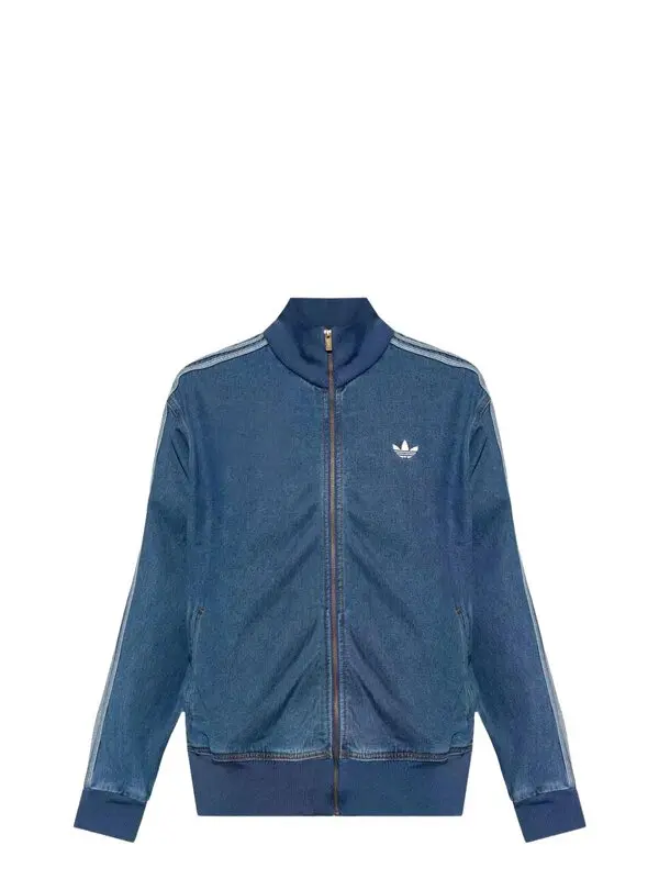 Adidas Adicolor Denim Firebird Sweatshirt - Blue