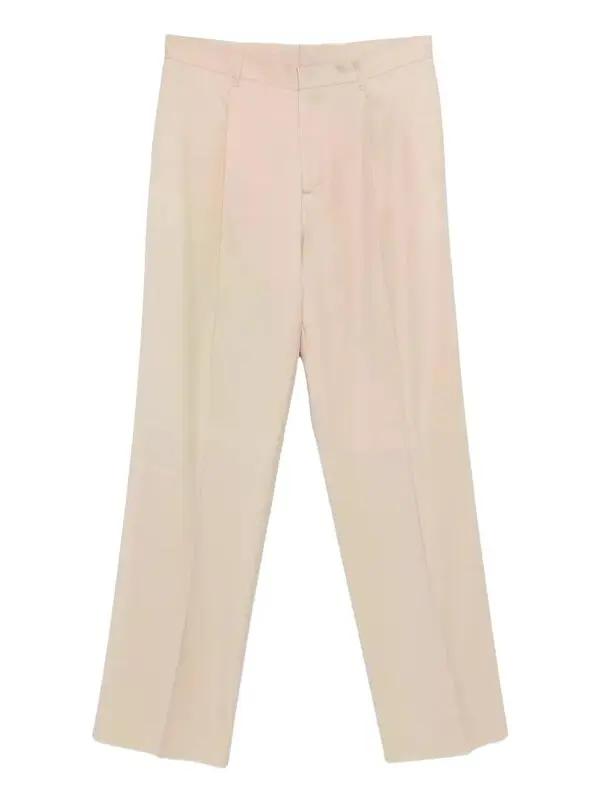 LARDINI Pleated Trousers - Neutrals