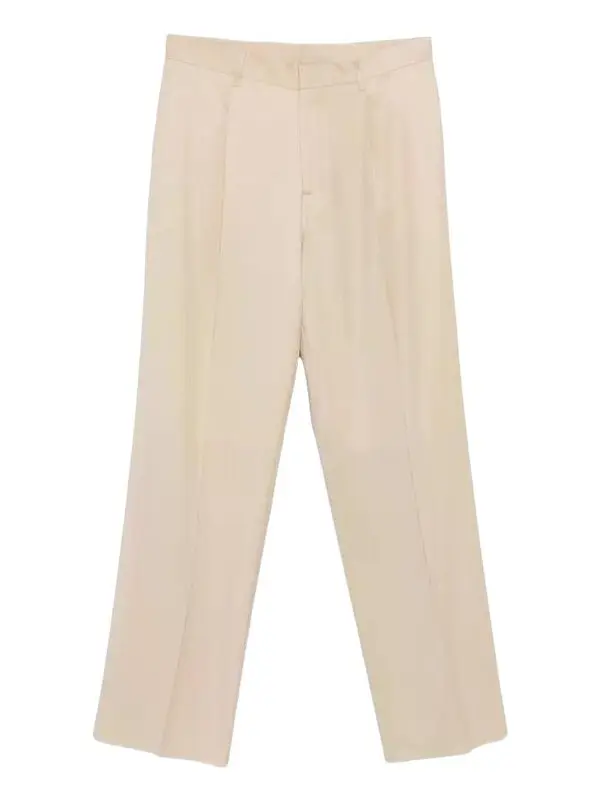 LARDINI Pleated Trousers - Neutrals