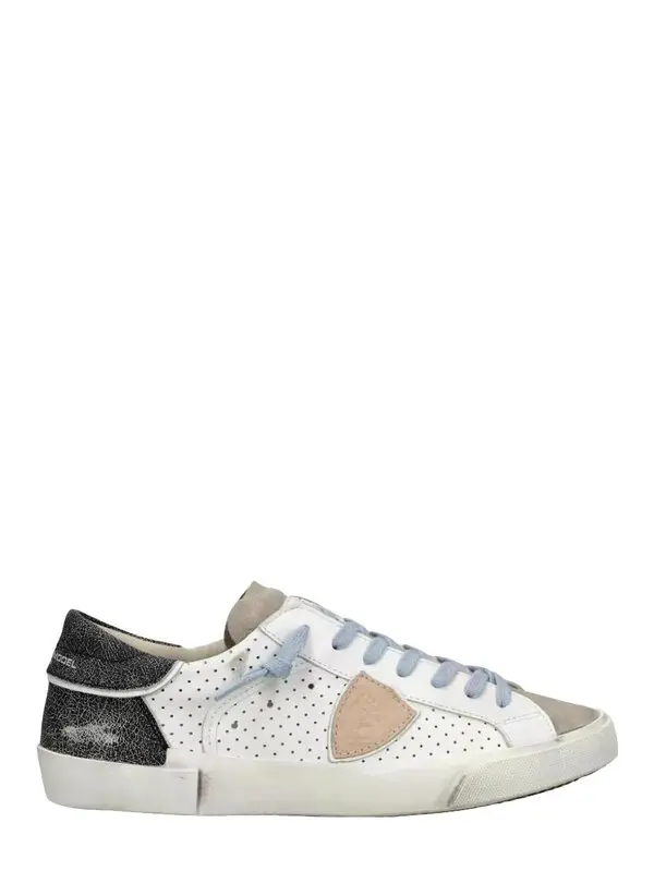 Philippe Model Prsx Low Perforated Sneakers - White