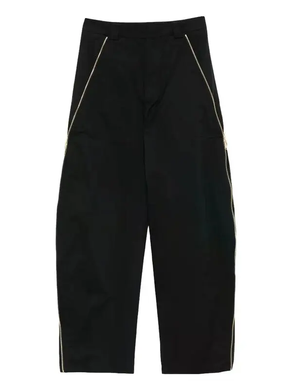 DARKPARK Zip-detail Trousers - Black