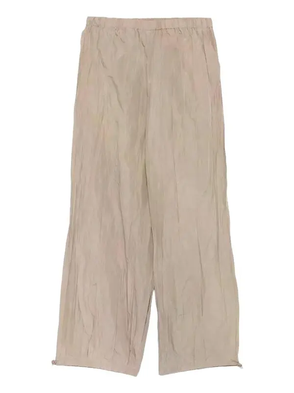 GONGDID DESIGN Elasticated-waistband Trousers - Neutrals