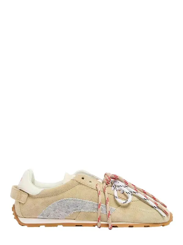 Dsquared2 Maple Leaf Panelled Sneakers - Neutrals