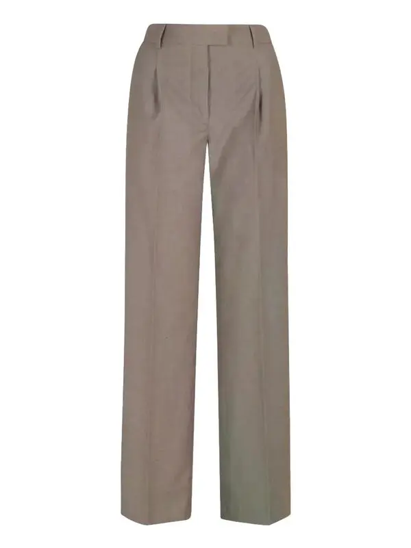 Seventy Pleated Wide Leg Trousers - Neutrals
