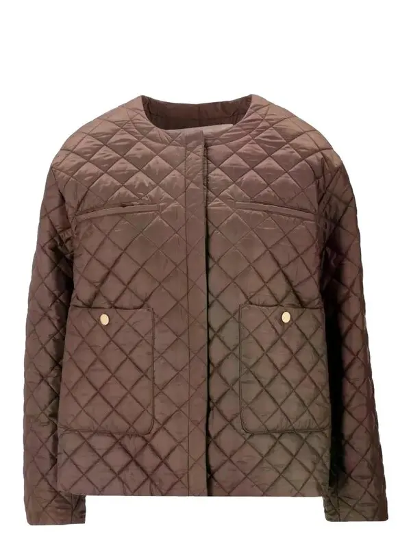Max Mara Quilted Jacket - Brown