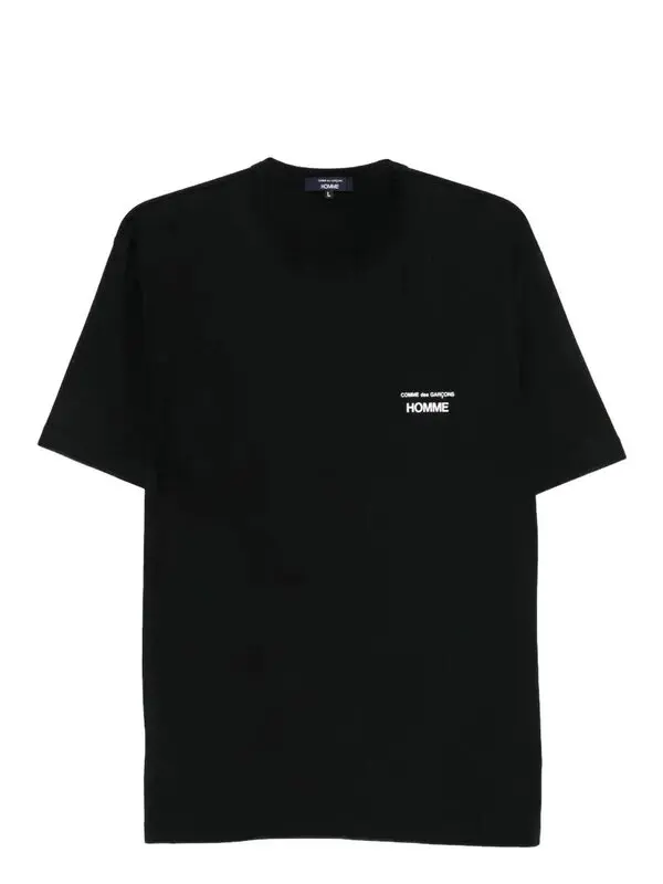 Comme Des Garçons Logo-print T-shirt - Black