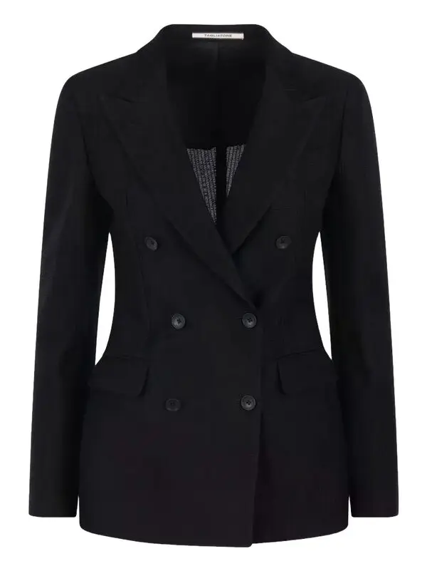 Tagliatore Button-fastening Blazer - Black