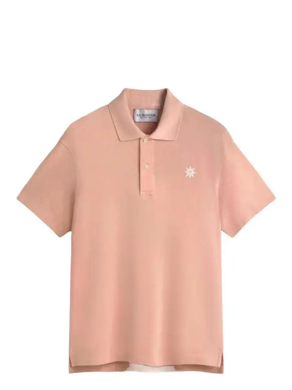 LES HÉRITIERS Star-detail Polo Shirt - Pink