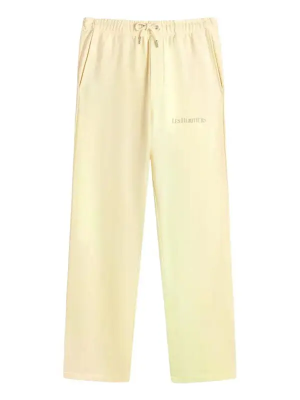 LES HÉRITIERS Logo-detail Track Pants - Neutrals