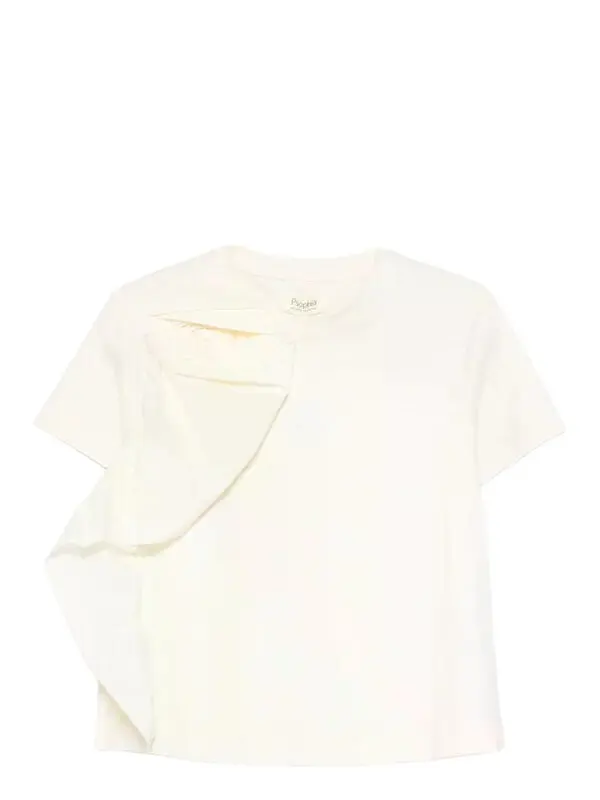 PSOPHIA Crew-neck T-shirt - Neutrals