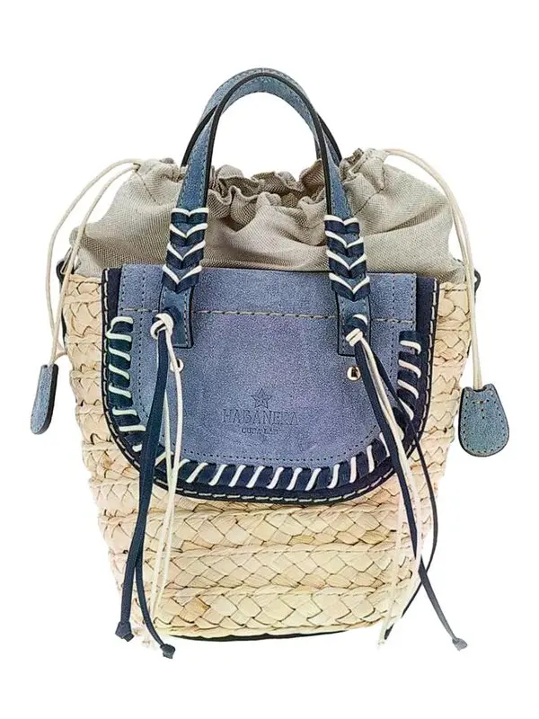 CUBA LAB Habanera Woven Tote Bag - Neutrals