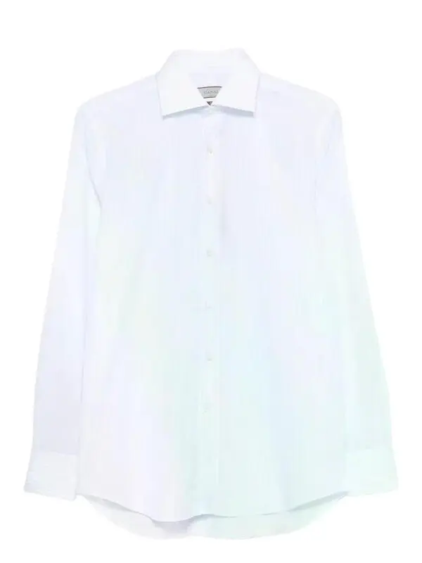 Canali Striped Shirt - White