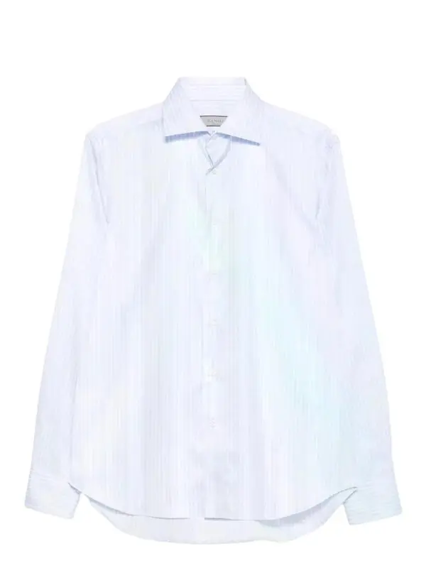 Canali Striped Shirt - Blue