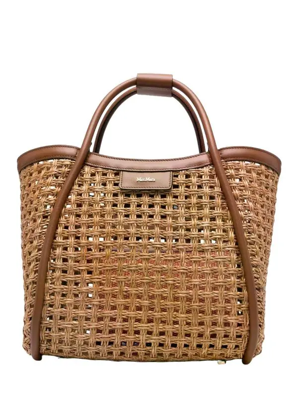 Max Mara Small Marine Tote Bag - Neutrals