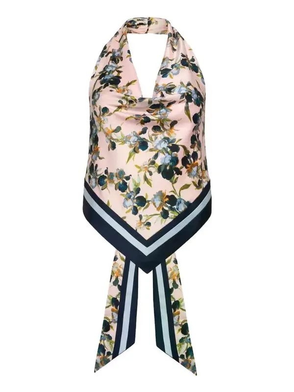 Cinq À Sept Asher Halterneck Top - Pink
