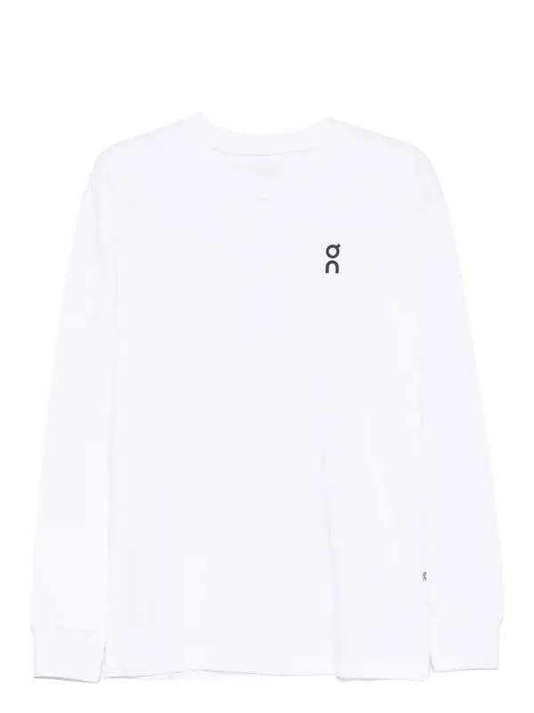 On Lg Sleeve T-shirt - White