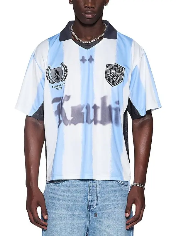 Ksubi Offside Short Sleeve Duke Ice Stripe Jersey - Assorted