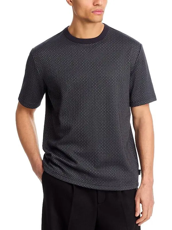 Paul Smith Patterned Tee - Black