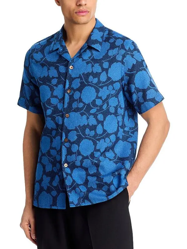 Paul Smith Casual Fit Short Sleeve Shirt - Navy