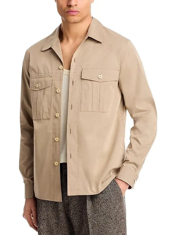 Paul Smith Casual Fit Shirt Jacket - Tan